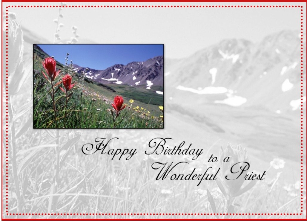 Birthday Wishes For Priest